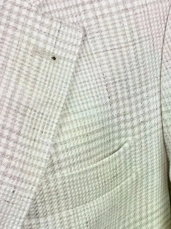Brunello Cucinelli Checked Linen-blend Suit