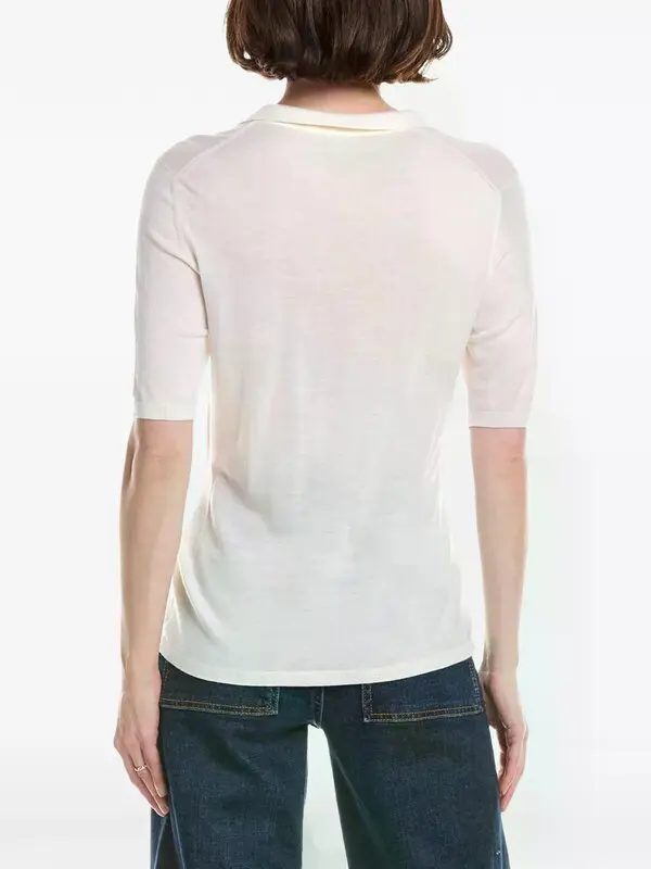 Eleventy Knit Half-sleeve Polo Shirt