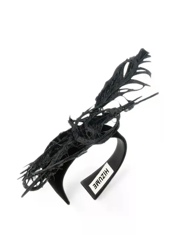 Comme Des Garçons X Hizume Sculptural Deconstructed Headband - Black