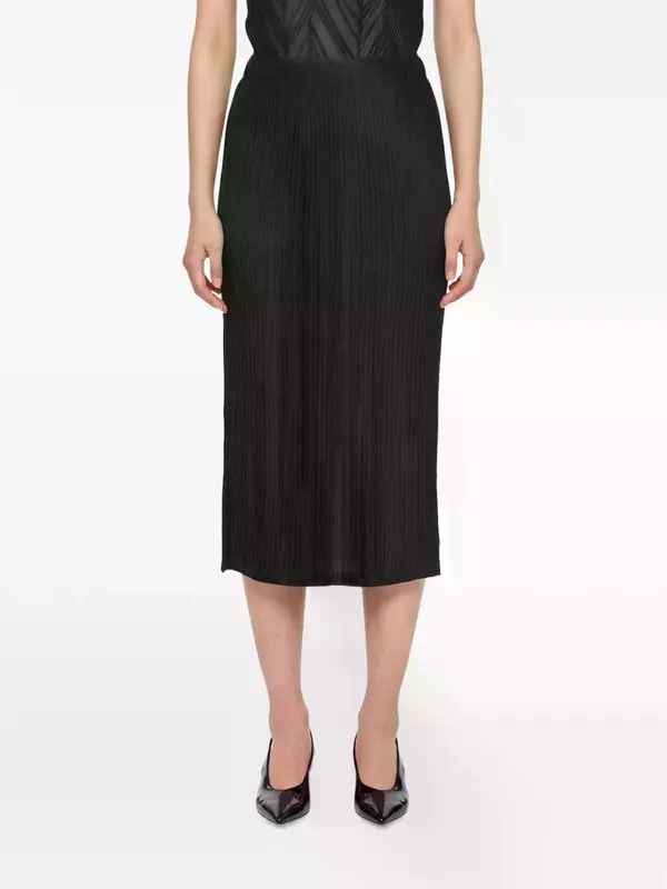 Issey Miyake Pleated Midi Skirt