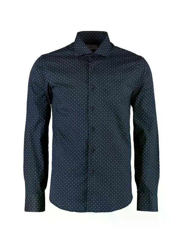 THE (ALPHABET) Printed Cotton Shirt