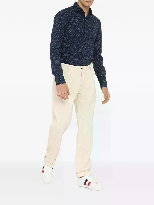 THE (ALPHABET) Printed Cotton Shirt