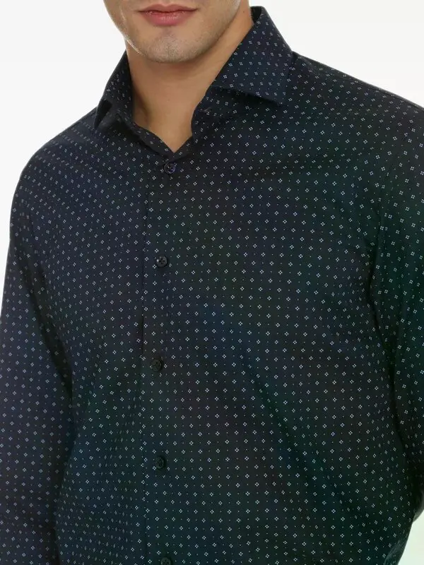 THE (ALPHABET) Printed Cotton Shirt