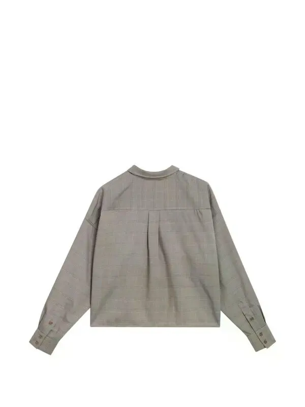 THE FRANKIE SHOP Arlen Boxy Checked Shirt