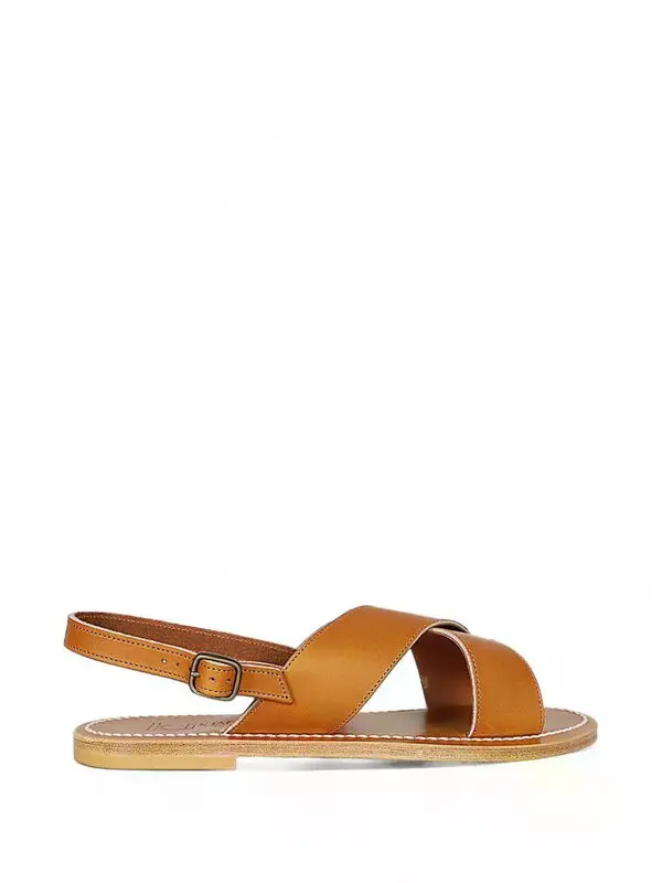 K.JACQUES Osorno Crossover Sandals - Brown