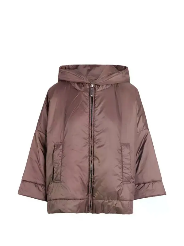 Max Mara Hooded Oversized Jacket - Brown