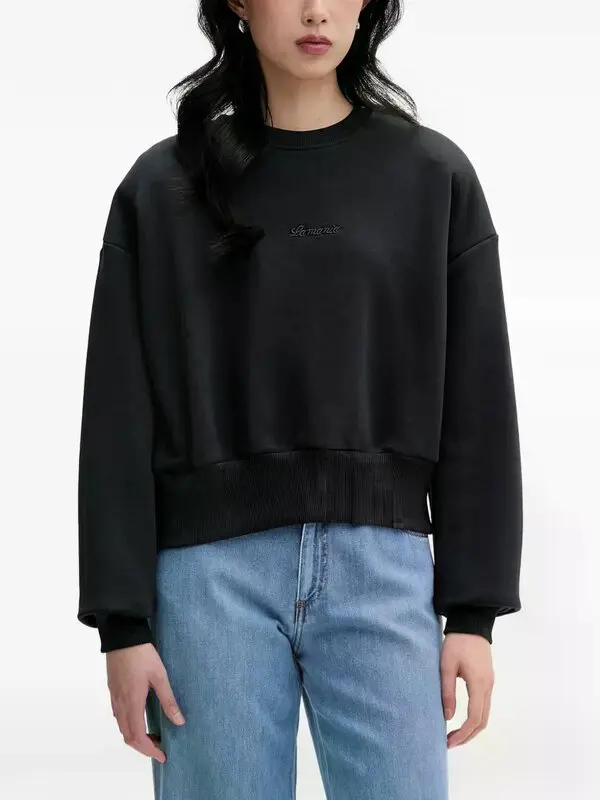 LA MANIA Hardy Logo-embroidered Sweatshirt