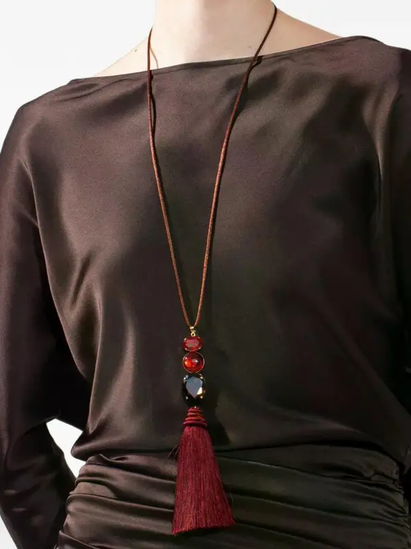 JENNIFER BEHR Torin Tassel Necklace