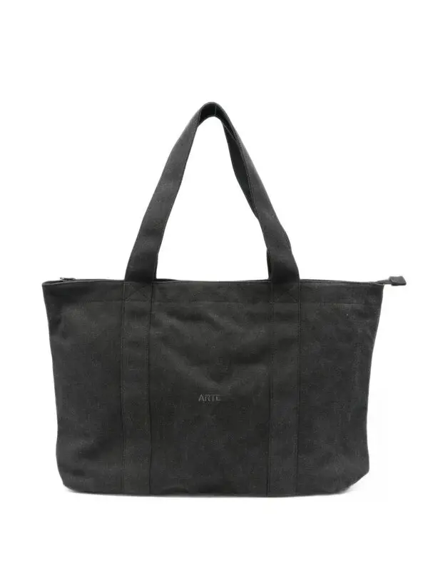 ARTE ANTWERP Logo-embroidered Tote Bag - Black