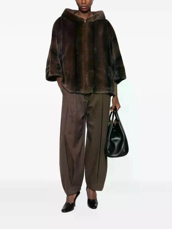 BETTA CORRADI Zip-up Hooded Jacket