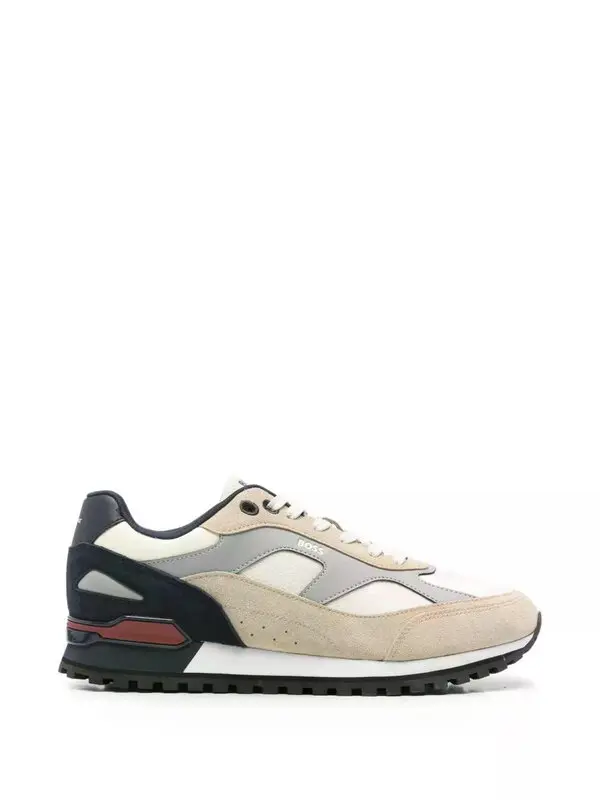 BOSS Panelled Lace-up Sneakers