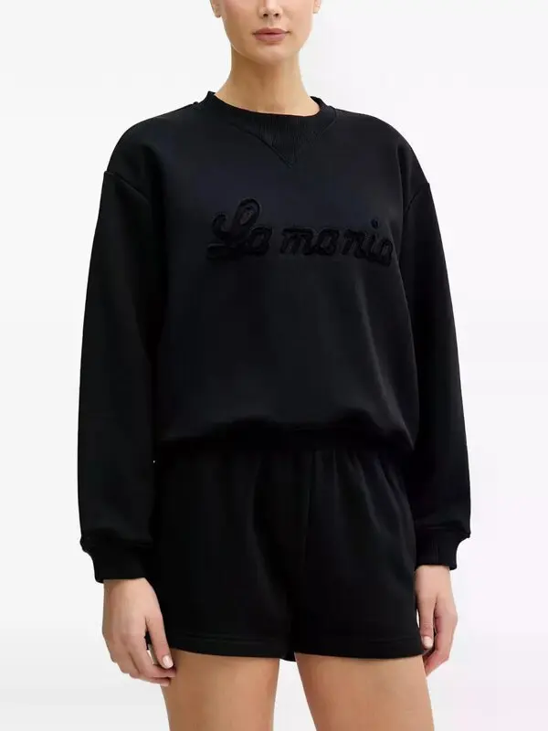 LA MANIA Brodie Logo-embroidered Sweatshirt
