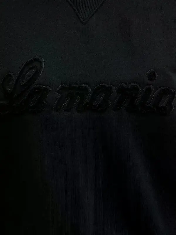 LA MANIA Brodie Logo-embroidered Sweatshirt