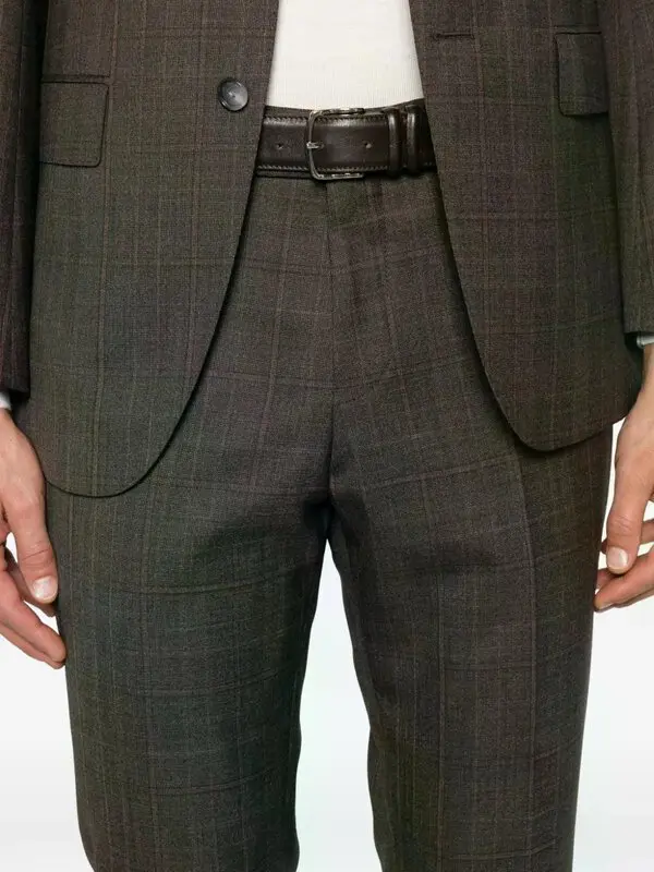 BOSS Huge Check-pattern Single-breasted Suit