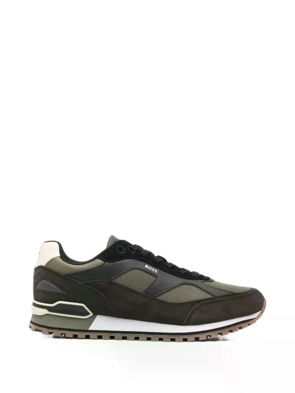 BOSS Panelled Low-top Sneakers