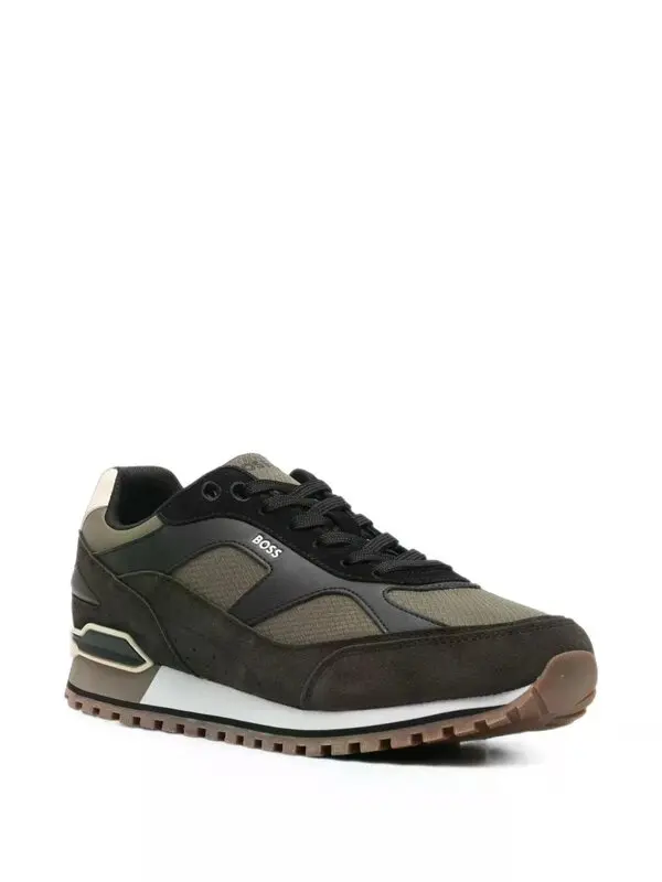 BOSS Panelled Low-top Sneakers
