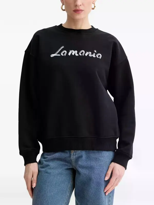 LA MANIA Fiora Logo-print Sweatshirt