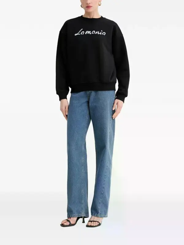 LA MANIA Fiora Logo-print Sweatshirt