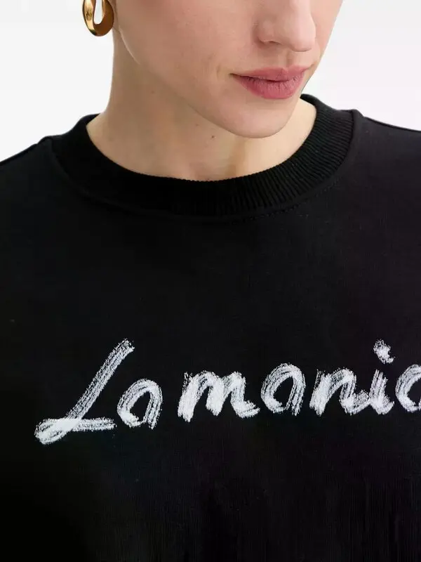 LA MANIA Fiora Logo-print Sweatshirt