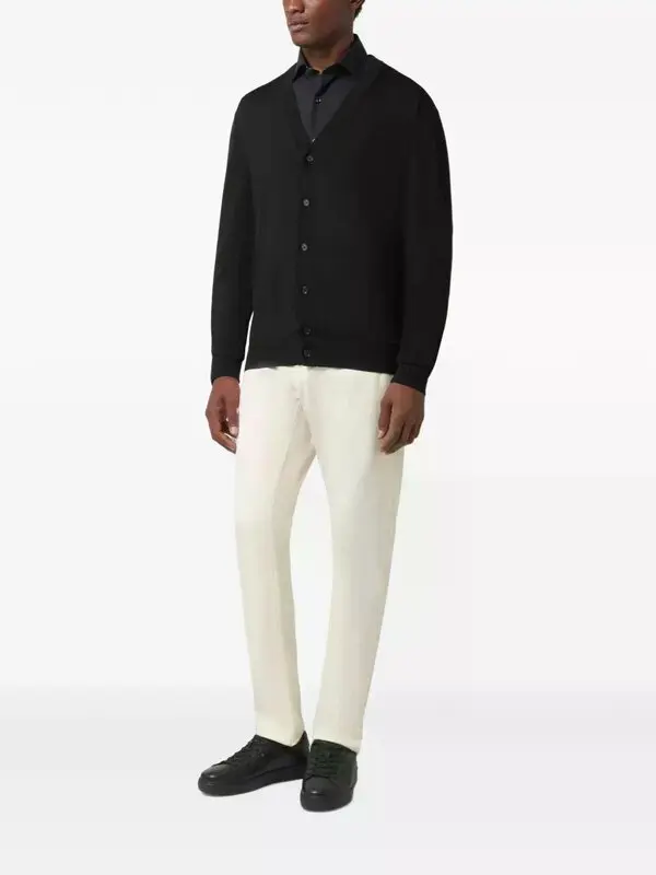 Paul & Shark Button-up Merino Wool Cardigan