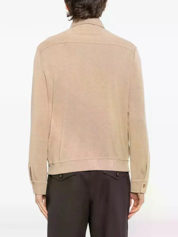 LARDINI Button-up Wool Jacket