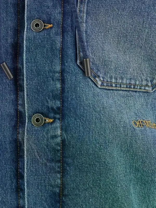 Off-White Bookish Padded Denim Jacket