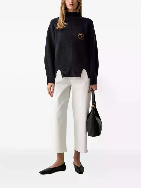 ERMANNO FIRENZE Logo-patch Sweater