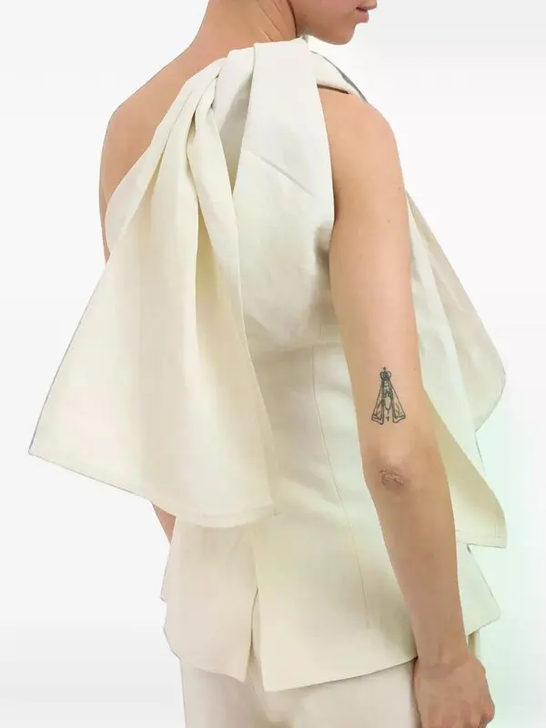 UMA WANG Kaeen One-shoulder Draped Jacket