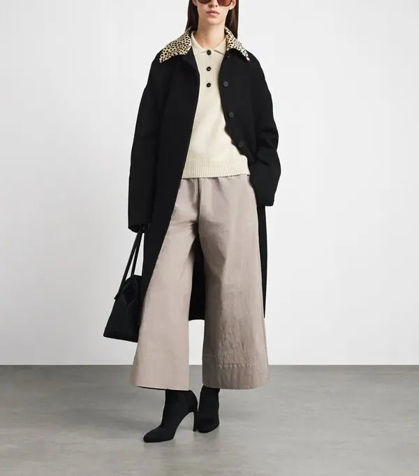 RÓHE Wool-blend Polo Sweater