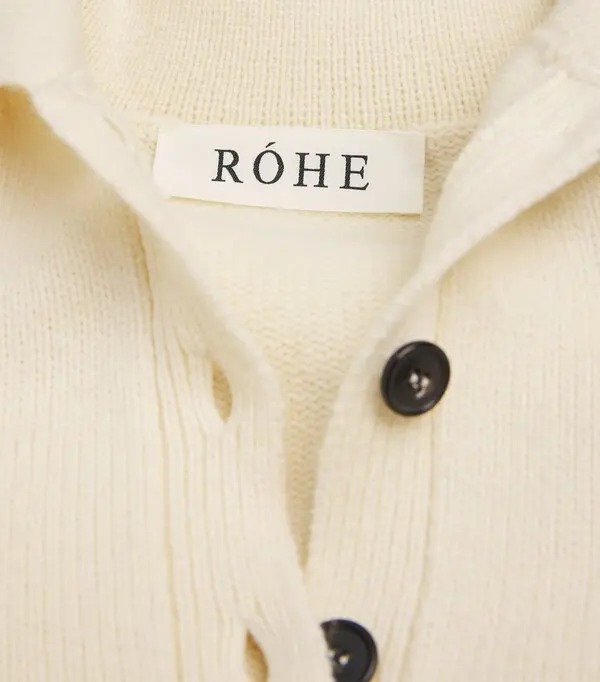 RÓHE Wool-blend Polo Sweater