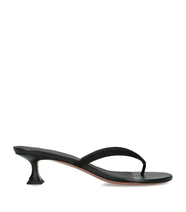 Amina Muaddi Suede Juliette Sandals 45