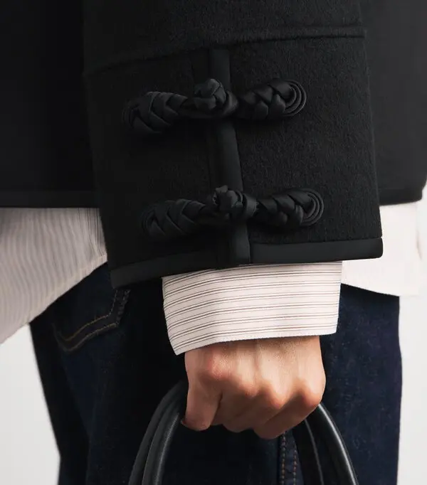 RÓHE Double-faced Wool Pankou-closure Jacket
