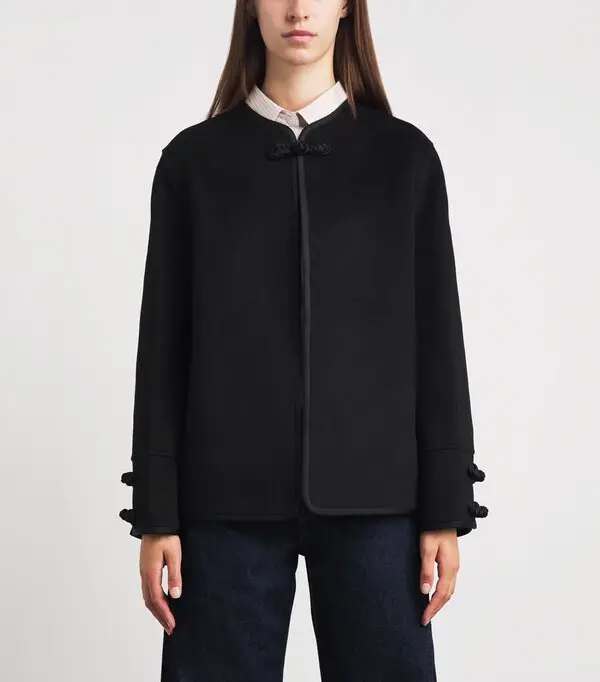 RÓHE Double-faced Wool Pankou-closure Jacket