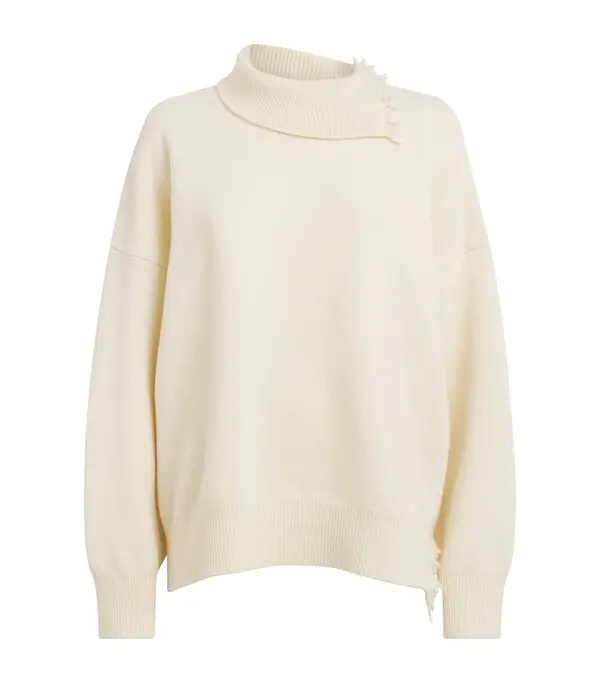 RÓHE Wool-blend Raw-hem Sweater