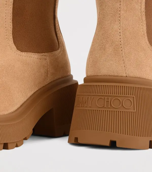 JIMMY CHOO Tamia 70 Suede Chelsea Boots