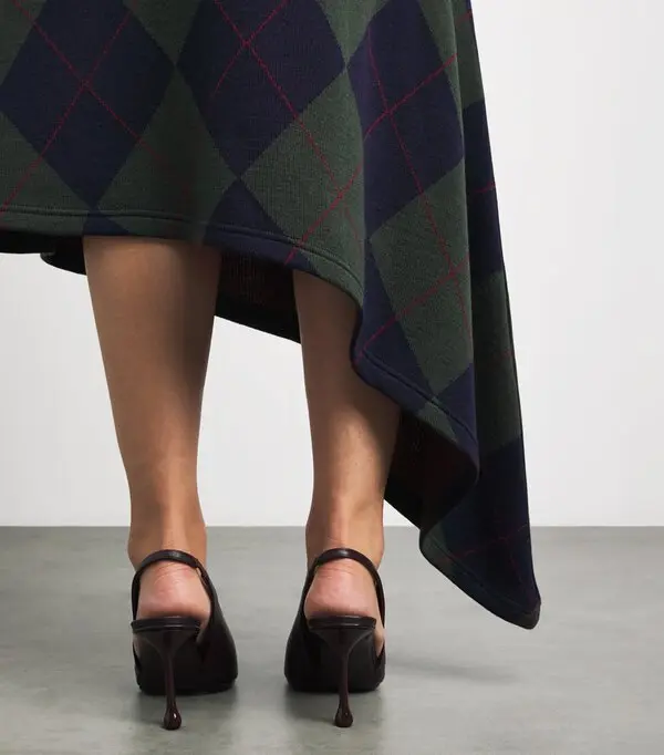 A.W.A.K.E. Mode Merino Wool Argyle Midi Dress