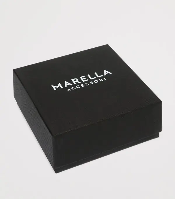Marella Leather Leopard Print Belt