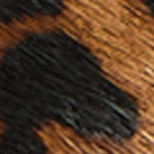 Marella Leather Leopard Print Belt