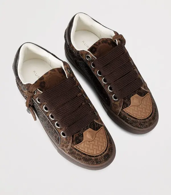 Kurt Geiger Suede Southbank Tag Sneakers