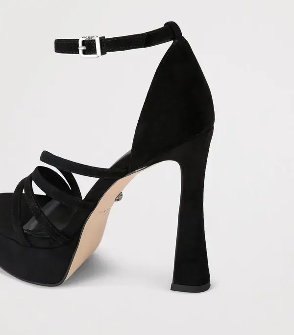 Kurt Geiger Suede Annabel Platform Sandals 130