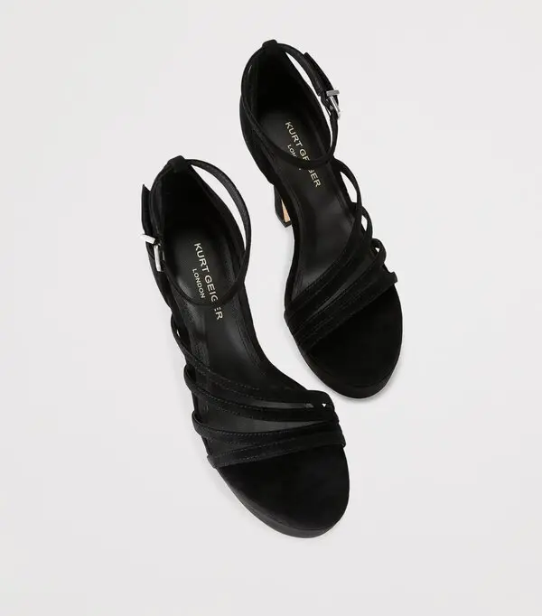 Kurt Geiger Suede Annabel Platform Sandals 130
