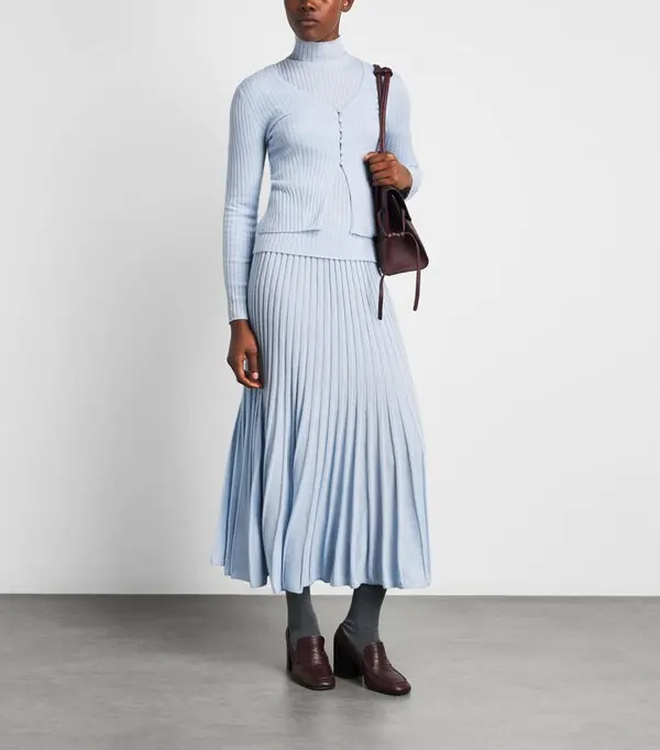 Arch4 Cashmere Ribbed New Cami Cardigan