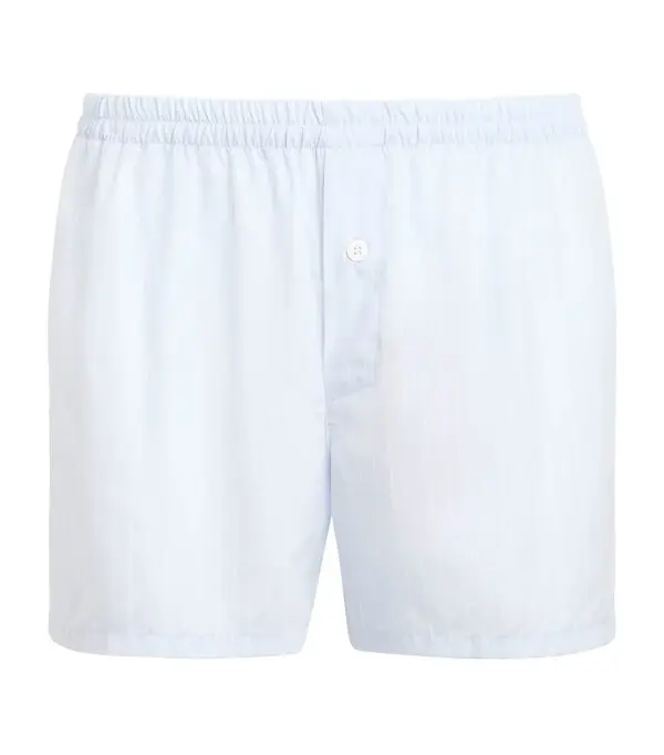 Zimmerli Stripe Sustainable Luxury Boxer Shorts