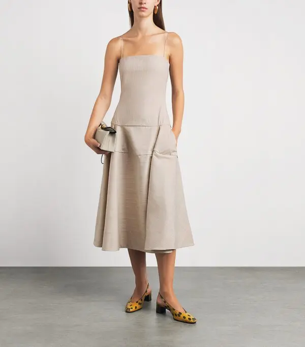 Jacquemus Wool-blend Paradiso Midi Dress