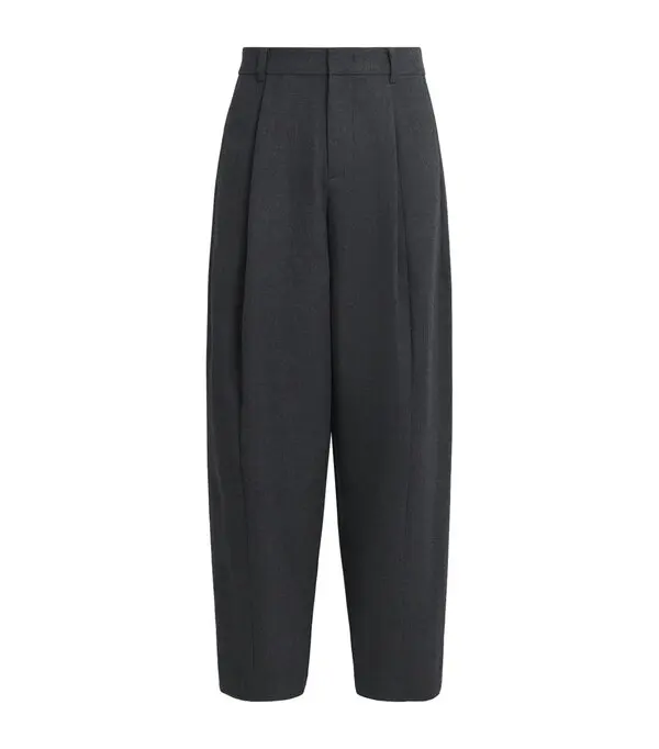 SYSTEM Wool Pleated Trousers