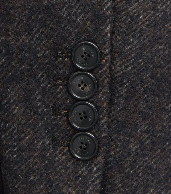 SYSTEM Wool Single-breasted Overcoat
