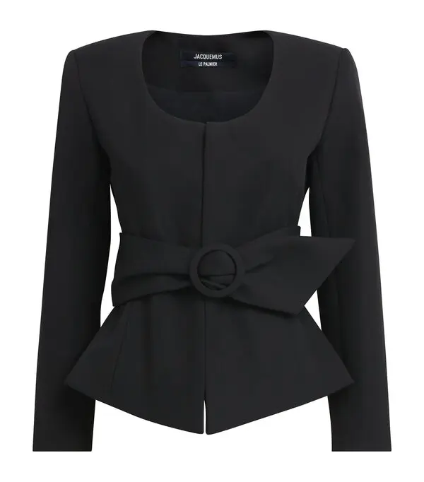 Jacquemus Virgin Wool Fitted Miami Jacket