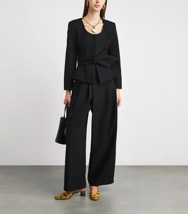 Jacquemus Virgin Wool Fitted Miami Jacket
