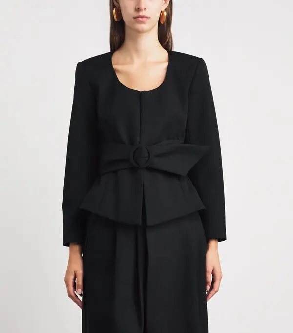 Jacquemus Virgin Wool Fitted Miami Jacket