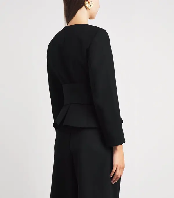 Jacquemus Virgin Wool Fitted Miami Jacket